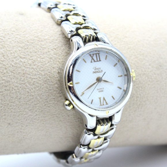 Timex | Accessories | Timex Indiglo Watch Womens Casual Retro Gold ...